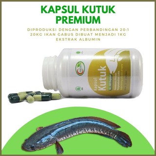 Jual Kapsul Kutuk Premium - Penyembuh Luka Jahitan Operasi - Kandungan Albumin Ekstrak Sari Ikan ...