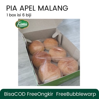 Jual Pia / Bakpia Apel Oleh oleh khas Malang 1 box isi 6 biji Indonesia ...