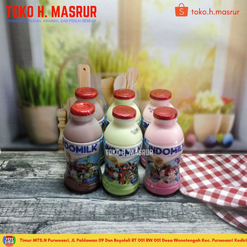 Jual Susu Indomilk Botol 190 ml Indonesia|Shopee Indonesia