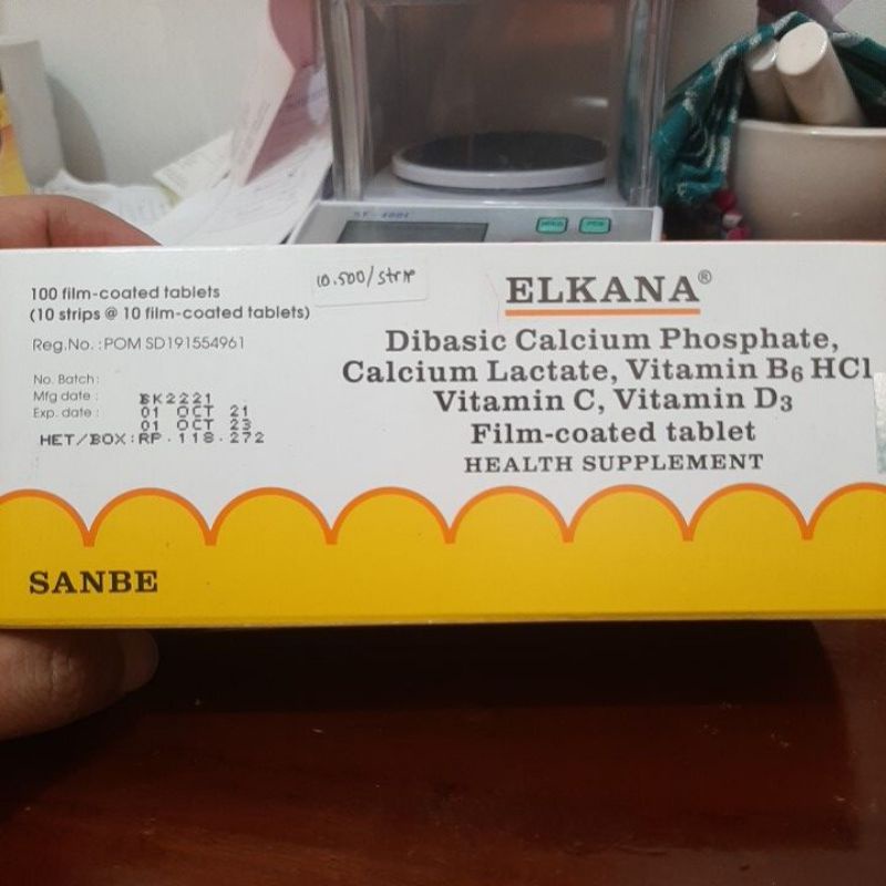 Jual Elkana Tab 1 strip 10 tab | Shopee Indonesia
