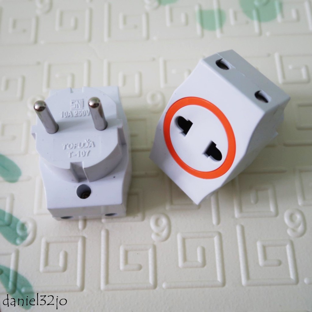 Jual STEKER T MULTI COLOKAN LISTRIK CABANG 3 TEMINAL KUNINGAN SNI ...