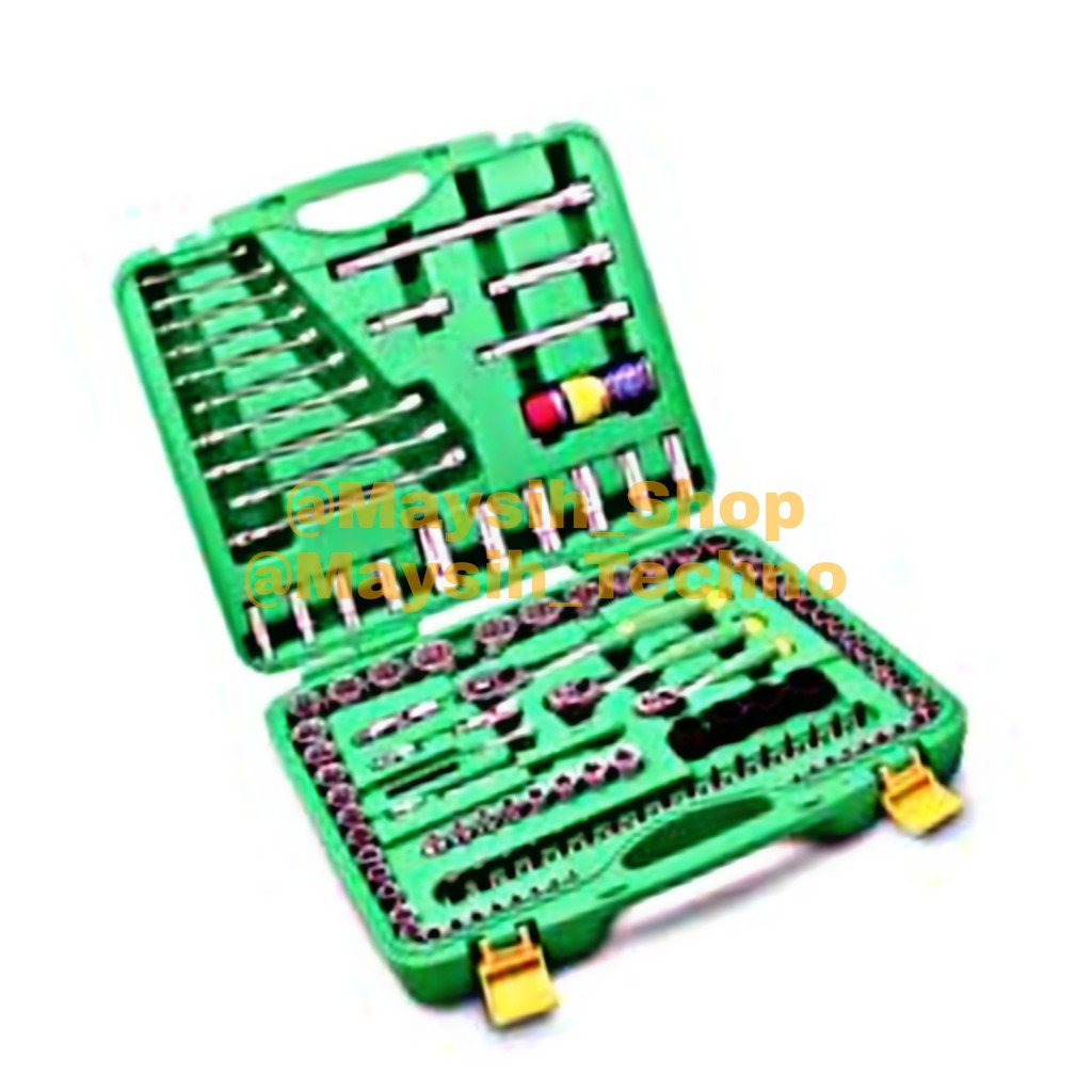 Jual TEKIRO Tools set 120pc / Tool set 120 pc hand socket set 120 pc tool set 120 pc kunci sok ...