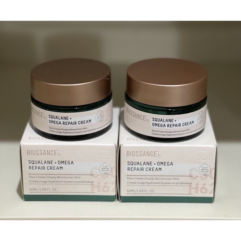 Jual Biossance Squalane Omega Repair Cream 50ml. | Shopee Indonesia