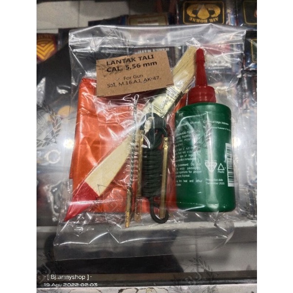 Jual pembersih senjata 1set minyak singer,lap senjata,kuwas dan lantak ...