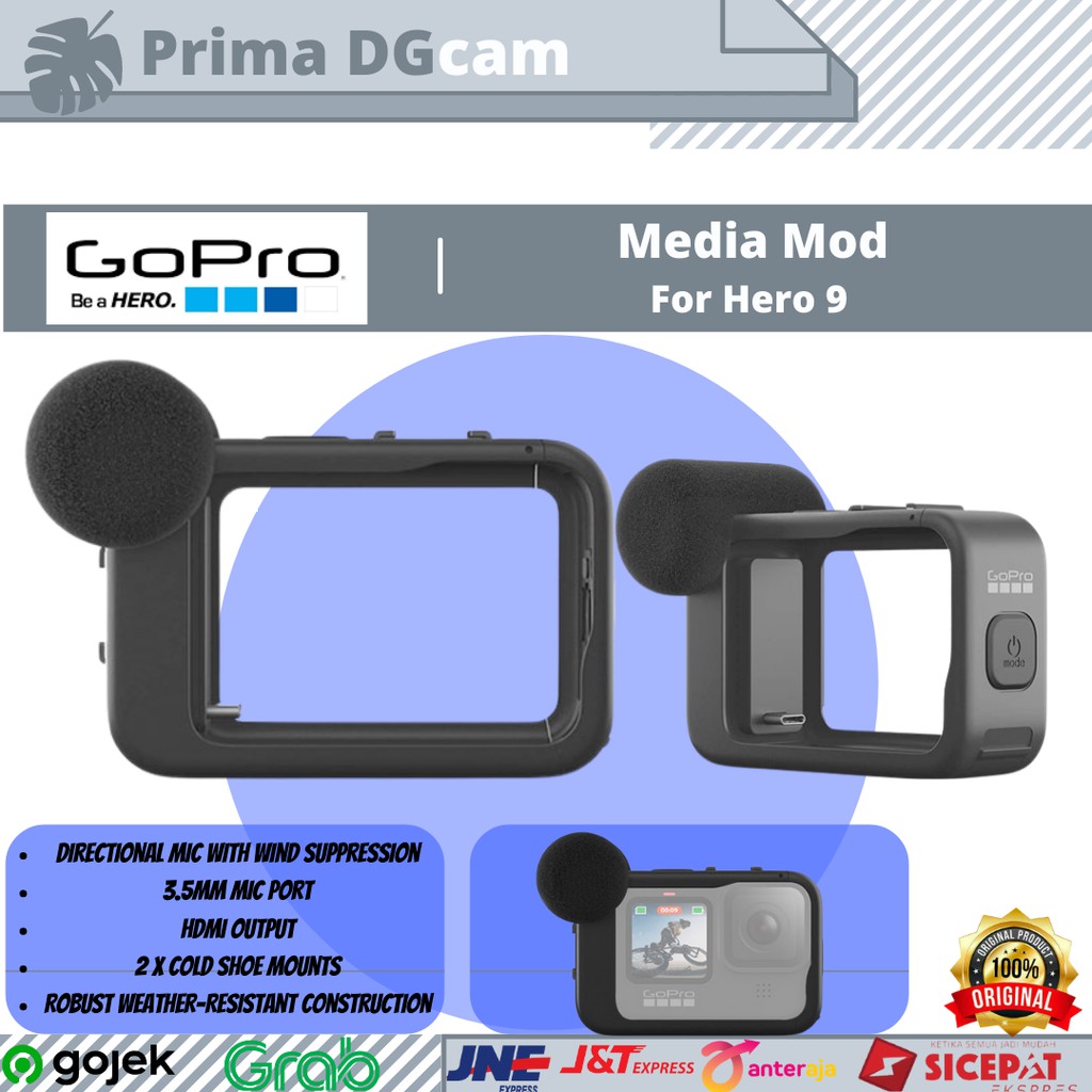 Jual GoPro Media Mod for HERO 9 Black | Shopee Indonesia