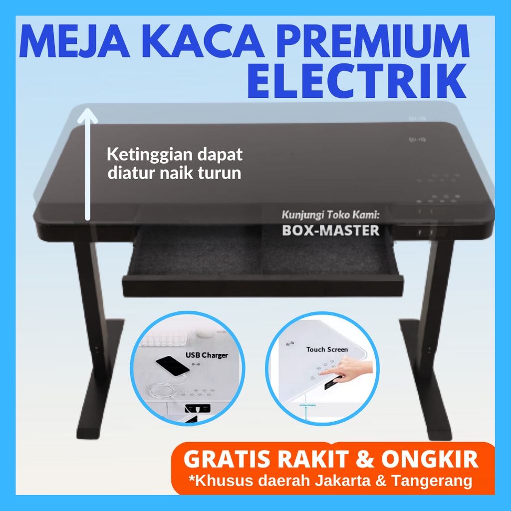 Jual Meja Kaca Meja Gaming Meja Kerja Minimalis Meja Komputer Meja ...