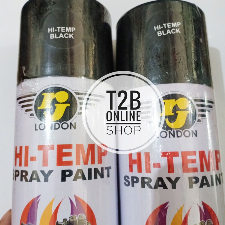 Jual RJ London Hi Temp 400 cc, cat semprot tahan panas, pylox, pilox | Shopee Indonesia