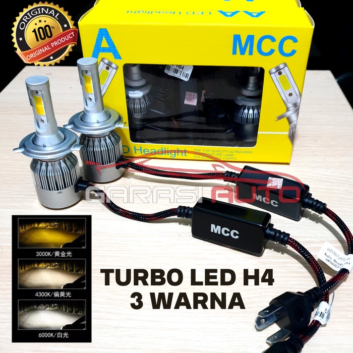 Jual TURBO LED MCC Bohlam H4 Headlamp Lampu Utama Calya Sigra Innova Ertiga Splash Indonesia ...