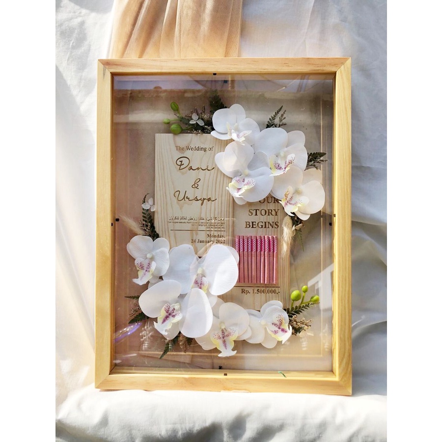 Jual Bingkai Mahar | Pigur jati belanda ukuran 30X40 | Mahar pernikahan ...