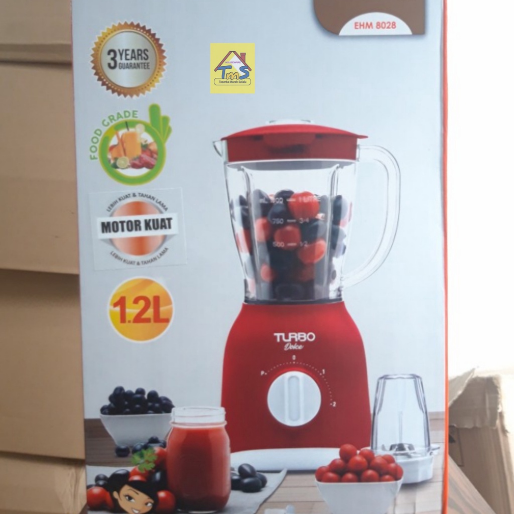 Jual Blender TURBO Plastic by Philips 1,2 Liter - EHM 8028 | Shopee ...