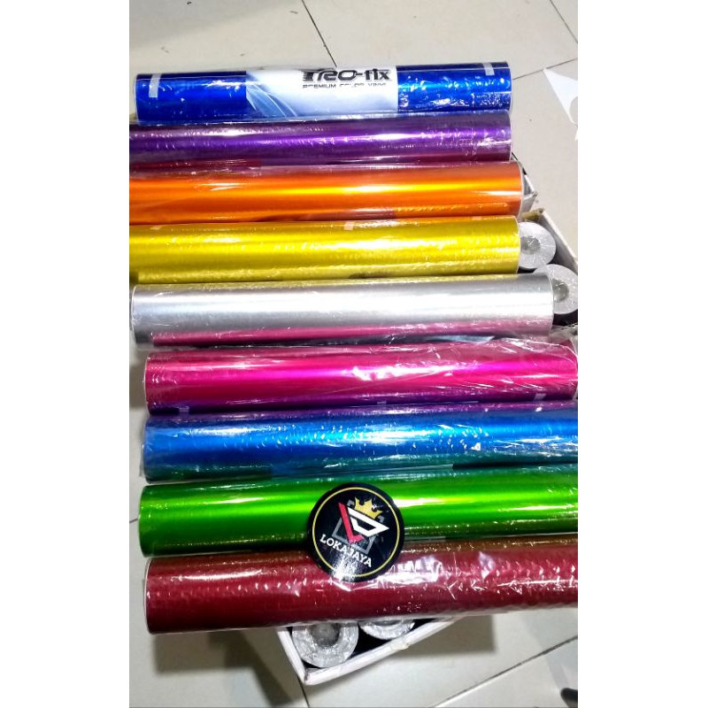 Jual STICKER SKOTLET METALIK CANDY | Shopee Indonesia