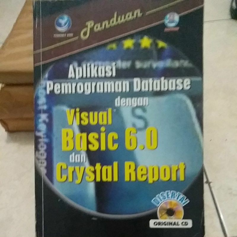 Jual buku aplikasi pemrograman database dengan visual basic 6.0 dan ...