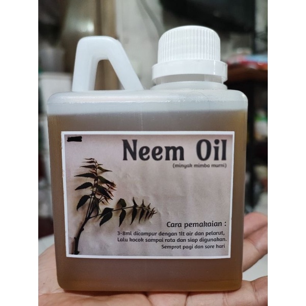 Jual neem oil murni 100% cold press 500ml (minyak mimba murni) | Shopee ...
