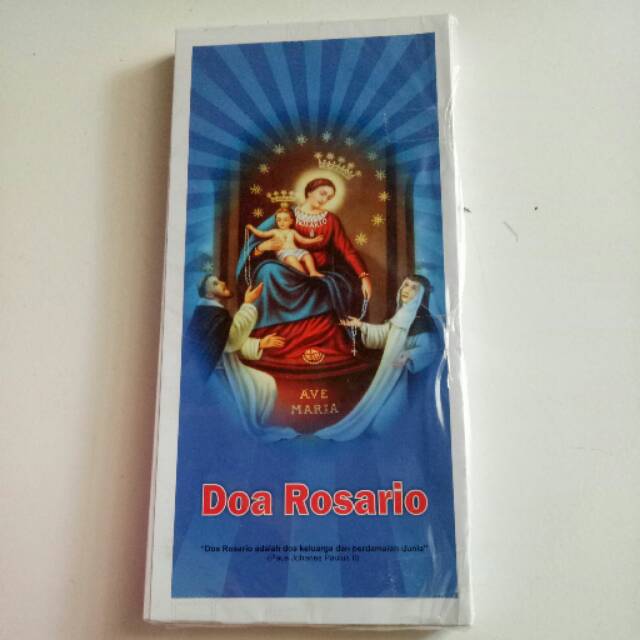 Jual Lembar doa rosario besar | Shopee Indonesia