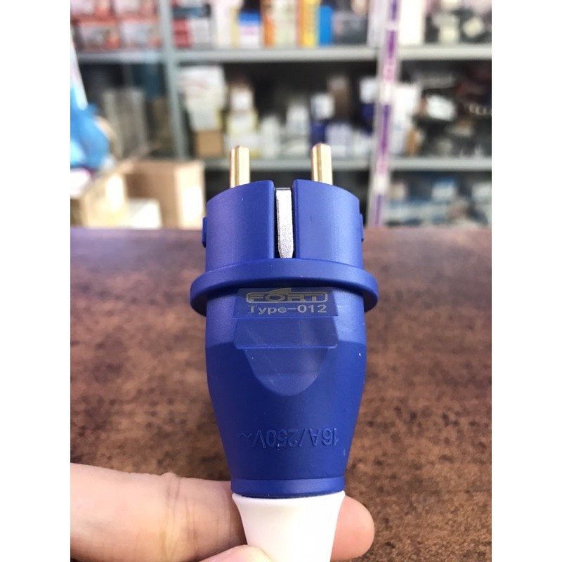 Jual Steker Fort Steker Biru Fort Type 012 Steker Jantan 16A Plug 2 x ...