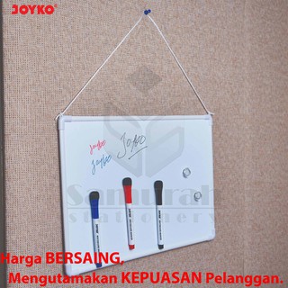 Jual Papan Whiteboard Set Magnetic Joyko WBS 10 / Papan WB Putih Magnet ...