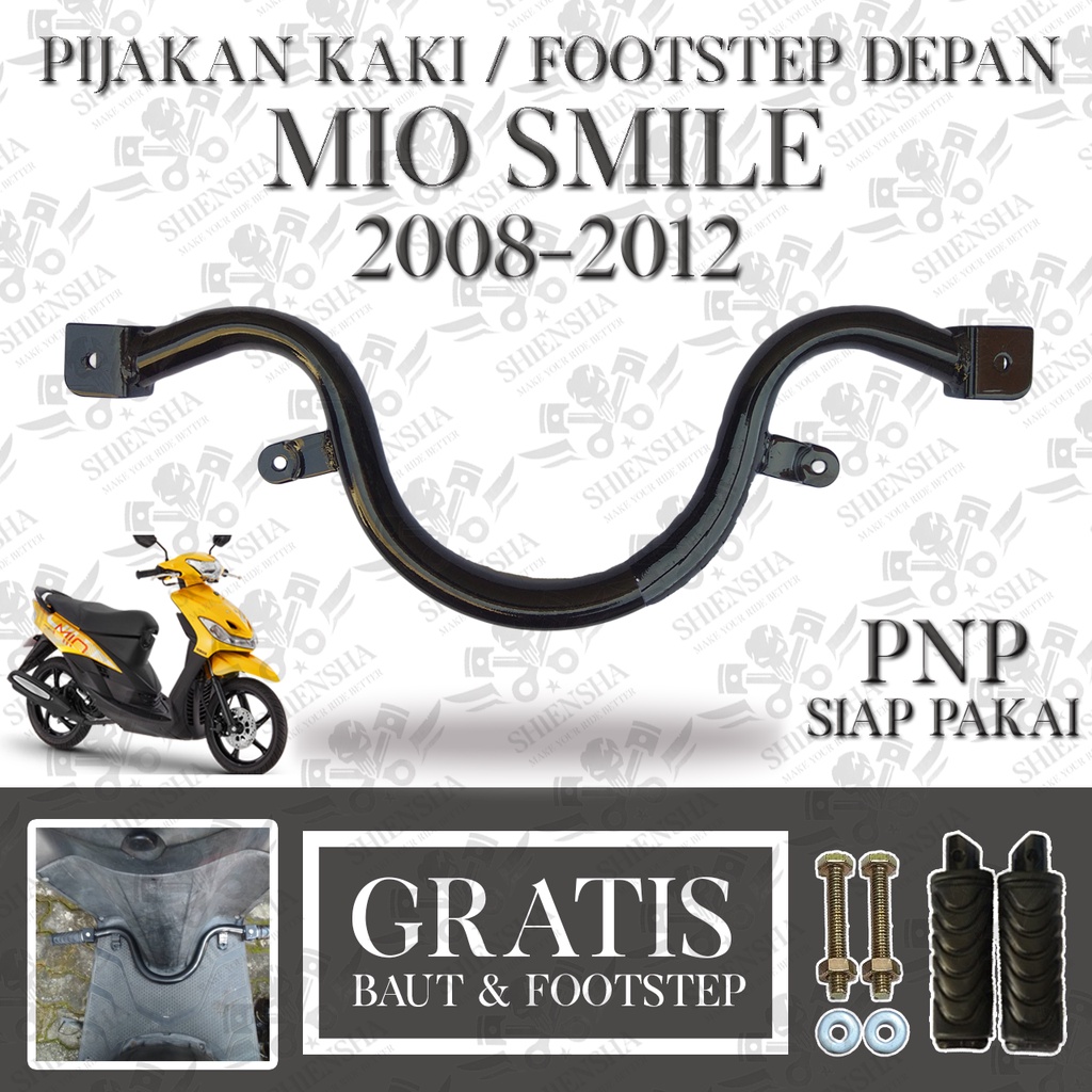 Jual Footstep Depan MIO SMILE PNP Siap Pakai Step Depan Postep Depan ...