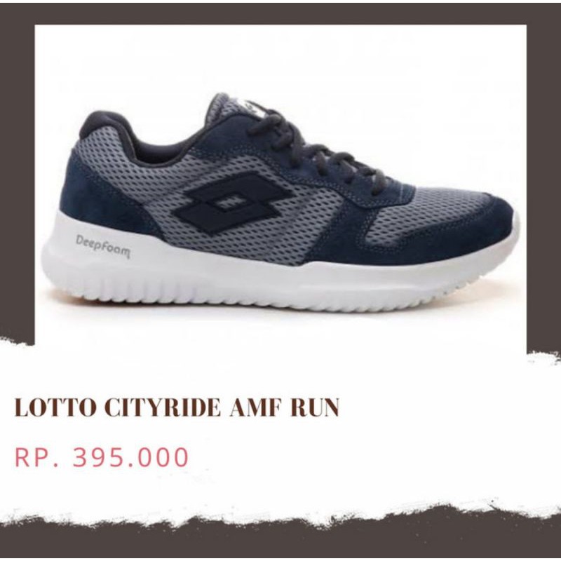 Jual SEPATU LOTTO CITYRIDE AMF RUN ORIGINAL | Shopee Indonesia
