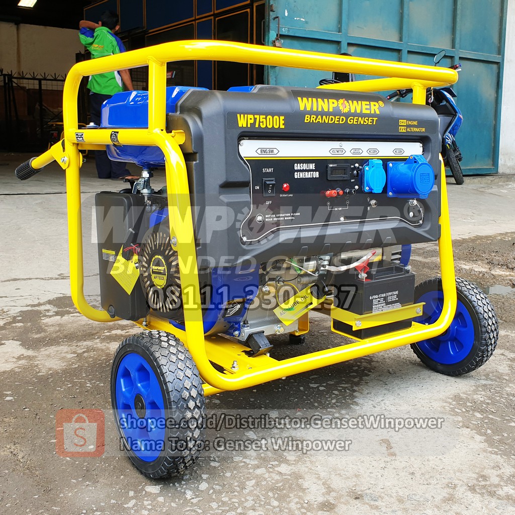 Jual Genset Winpower 7000 Watt Max / 7 KVA / 7 KW - 6500 Watt - 3 Phase ...