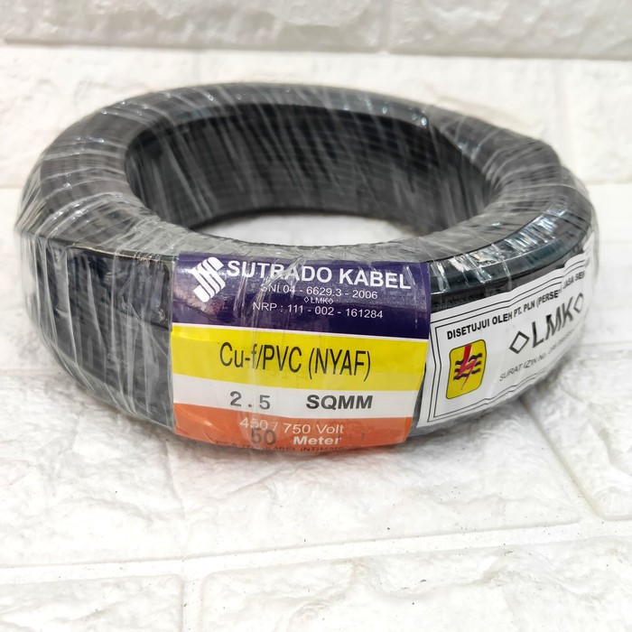 Jual kabel listrik NYAF 2.5mm kabel serabut SNI listrik kabel tembaga | Shopee Indonesia