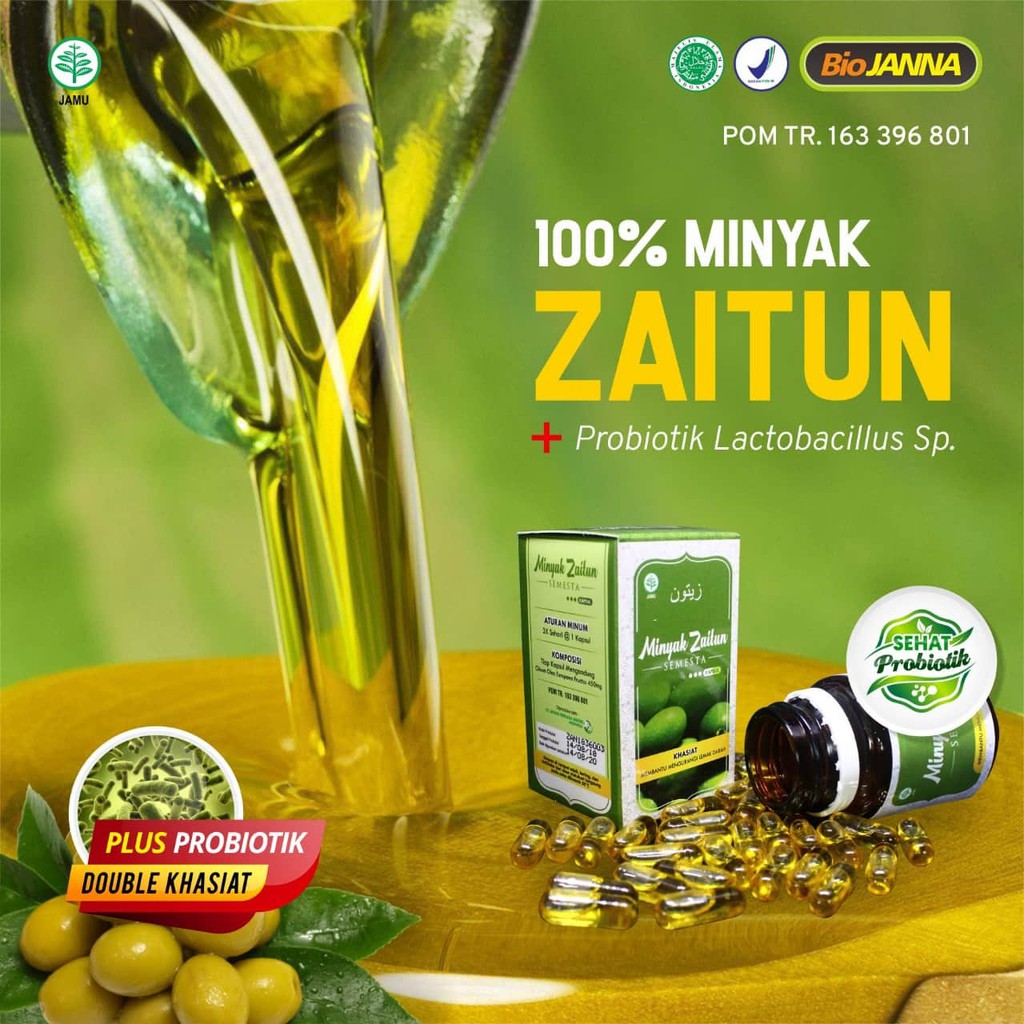 Kapsul Zaitun Probiotik | Obat Herbal Probiotik | Zaitun Probiotik ...