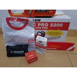 Jual CHAINSAW FALCON 5200 LENGKAP // SENSO FALCON 52 // MESIN SINSO ...