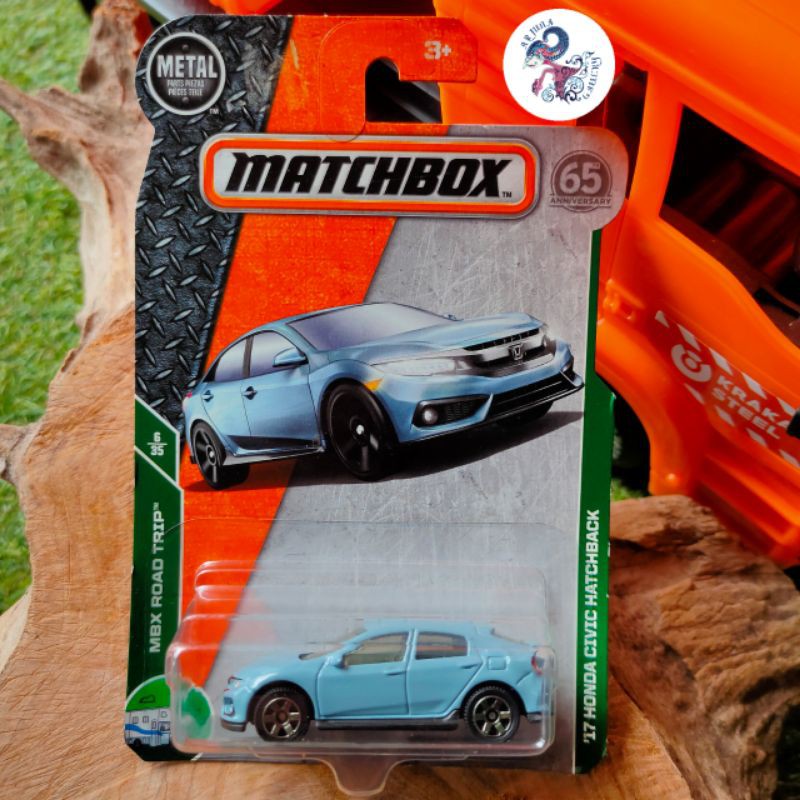 Jual Matchbox Honda Civic Hatchback Blue | MBX Road Trip | Diecast ...