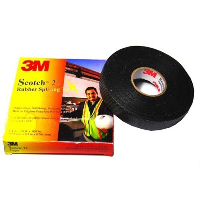 Jual ISOLASI 3M SCOTCH 23+ RUBBER / ISOLASI 3M ELECTRICAL TAPE ...