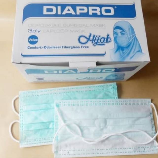 Jual DIAPRO HIJAB 3 PLY ISI 50 PC | Shopee Indonesia