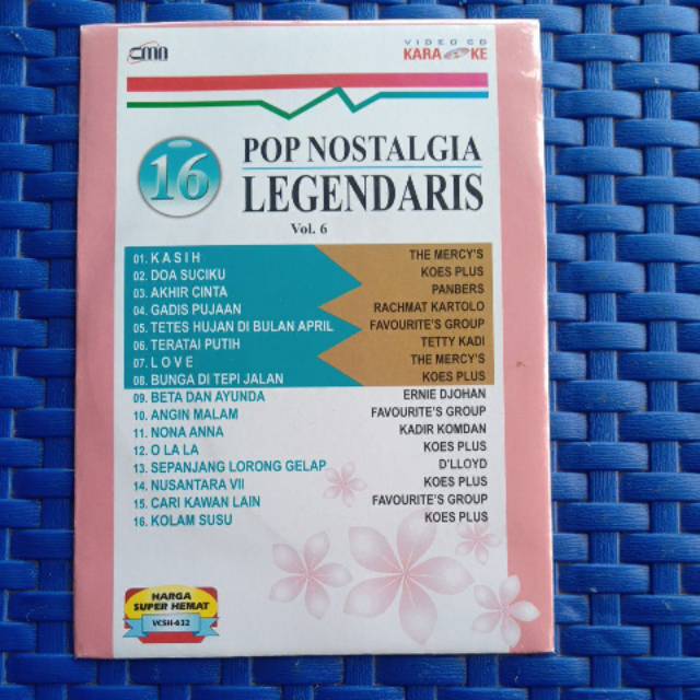 Jual KASET VCD DVD ORIGINAL KARAOKE LAGU POP NOSTALGIA LEGENDARIS VOL 6 | Shopee Indonesia
