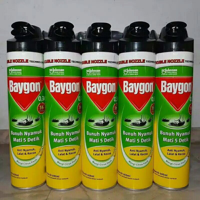 Jual Baygon Aerosol | Baygon Semprot | Baygon Spray Citrus Fresh 600ml ...