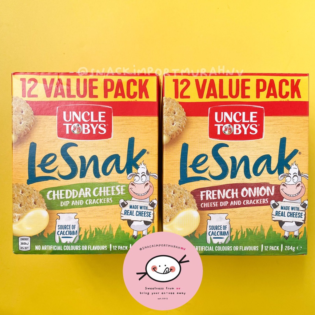 Jual Le Snak Cheddar Cheese/French Onion Australia | Shopee Indonesia