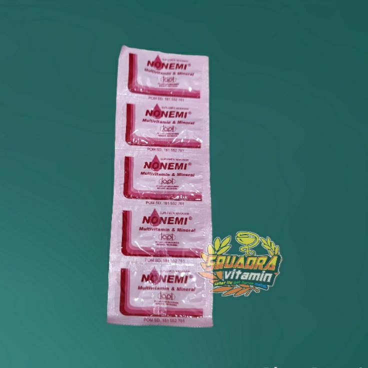 Jual NONEMI MULTIVITAMIN STRIP | Shopee Indonesia