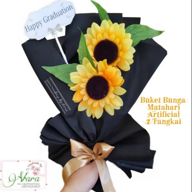 Buket bunga matahari 2 tangkai / bunga matahari artificial / buket ...
