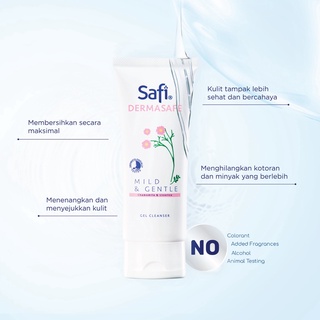 Jual Safi Dermasafe Gel Cleanser 100 gr | Shopee Indonesia
