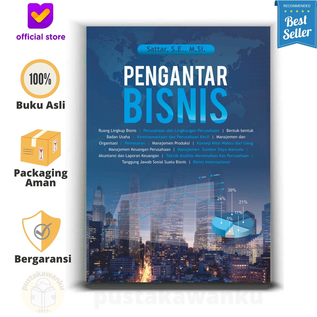 Jual Buku Ajar Pengantar Bisnis - Sattar - Buku Asli | Shopee Indonesia