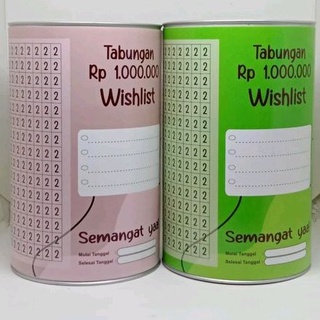 Jual Celengan Target 2k Target 1jt Celengan Viral Tabungan Target Buka ...