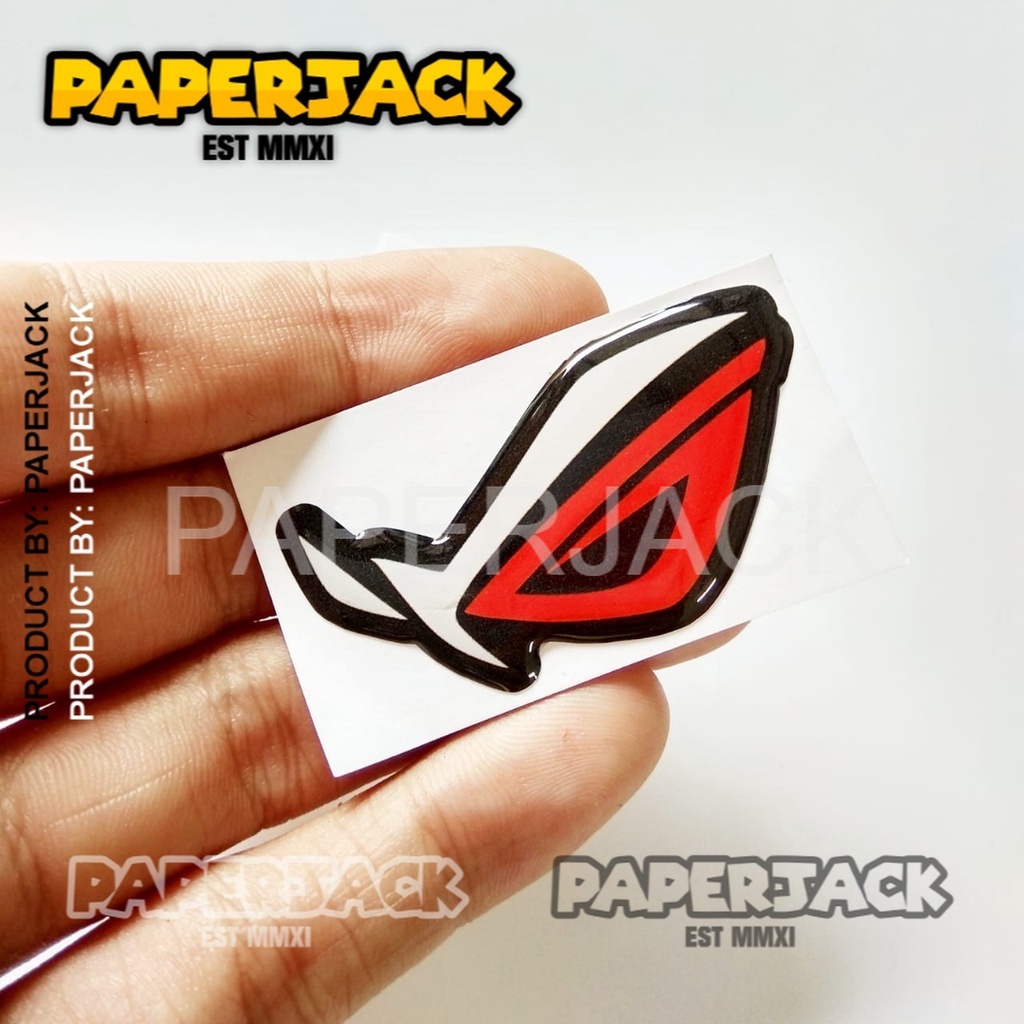 Jual STIKER ROG STIKER TIMBUL PC REPUBLIC OF GAMERS AKSESORIS CASING PC ...