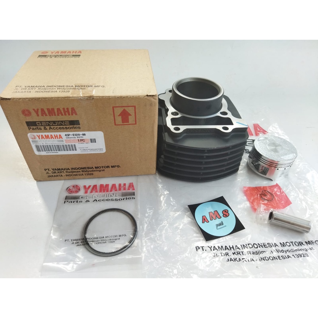 Jual BLOCK SEHER BLOK SET CYLINDER PISTON KIT YAMAHA MOTOR BYSON BISON ...