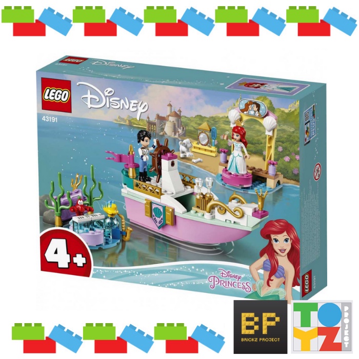 LEGO Disney Princess 43191 Ariel Celebration Boat | Shopee Indonesia