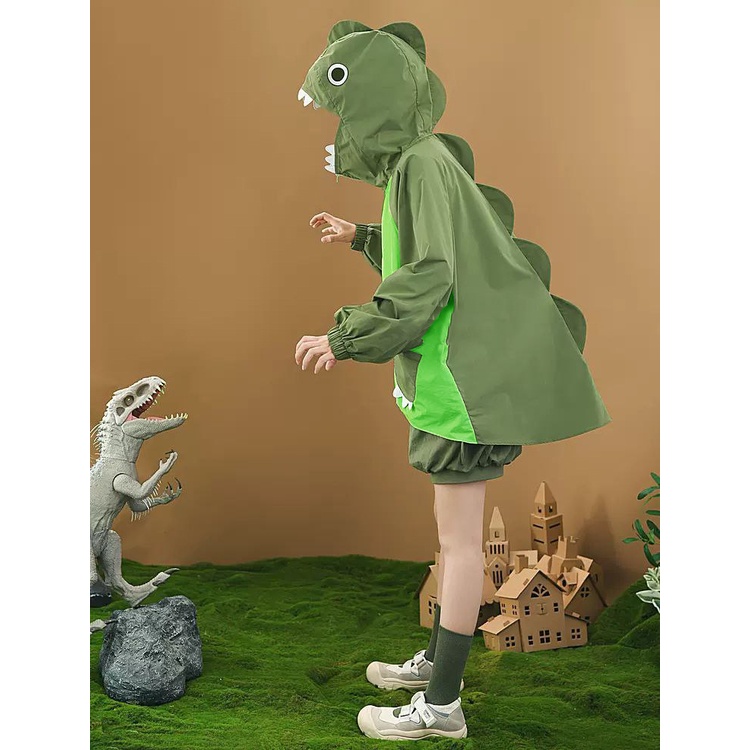 Jual Green Dino Jacket Jaket Wanita Kawaii Dinosaurus | Shopee Indonesia
