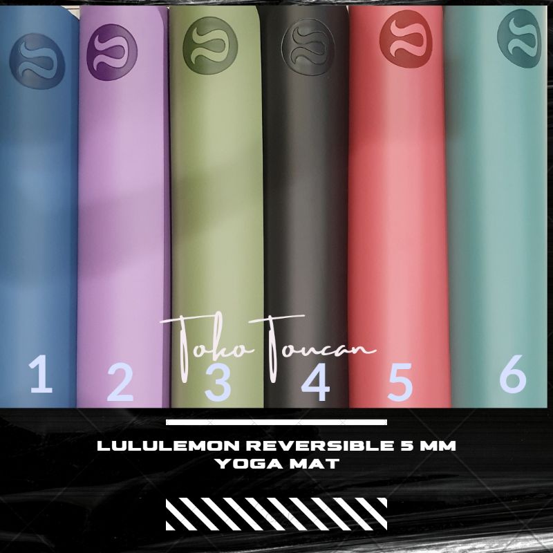 Jual LULULEMON REVERSIBLE YOGA MAT 5 MM | Shopee Indonesia