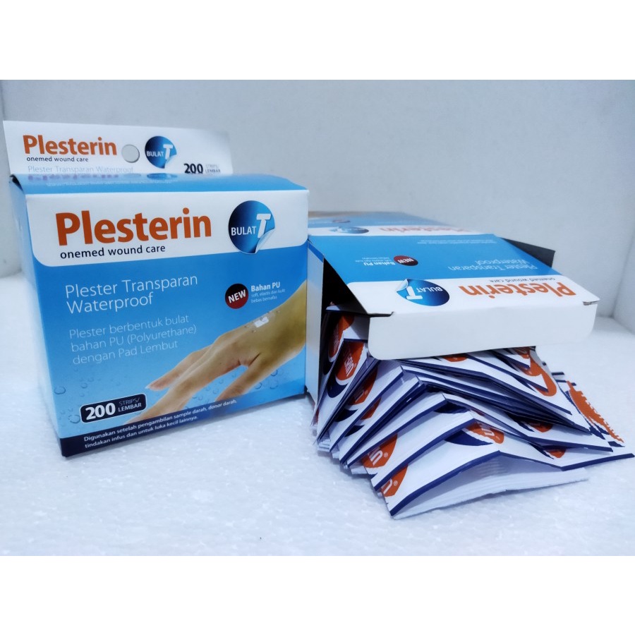 Jual PLESTERIN BULAT ONEMED/ PLESTER TRANSPARAN ANTI AIR | Shopee Indonesia