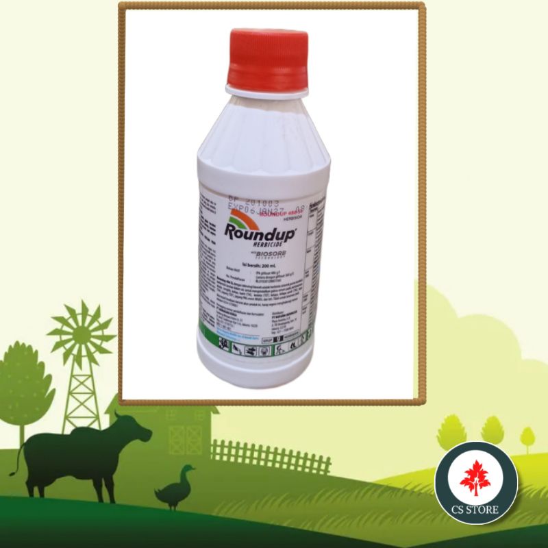 Jual Herbisida Pembunuh Rumput Roundup 200 ml | Shopee Indonesia