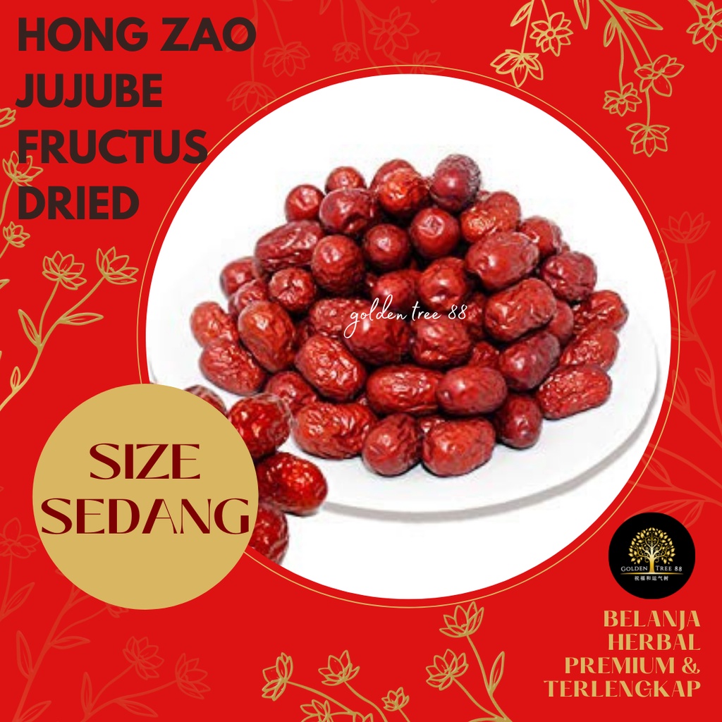 Jual 500 gram Premium Angco Size Sedang Hongzao Red Dates Hong zao Buah ...