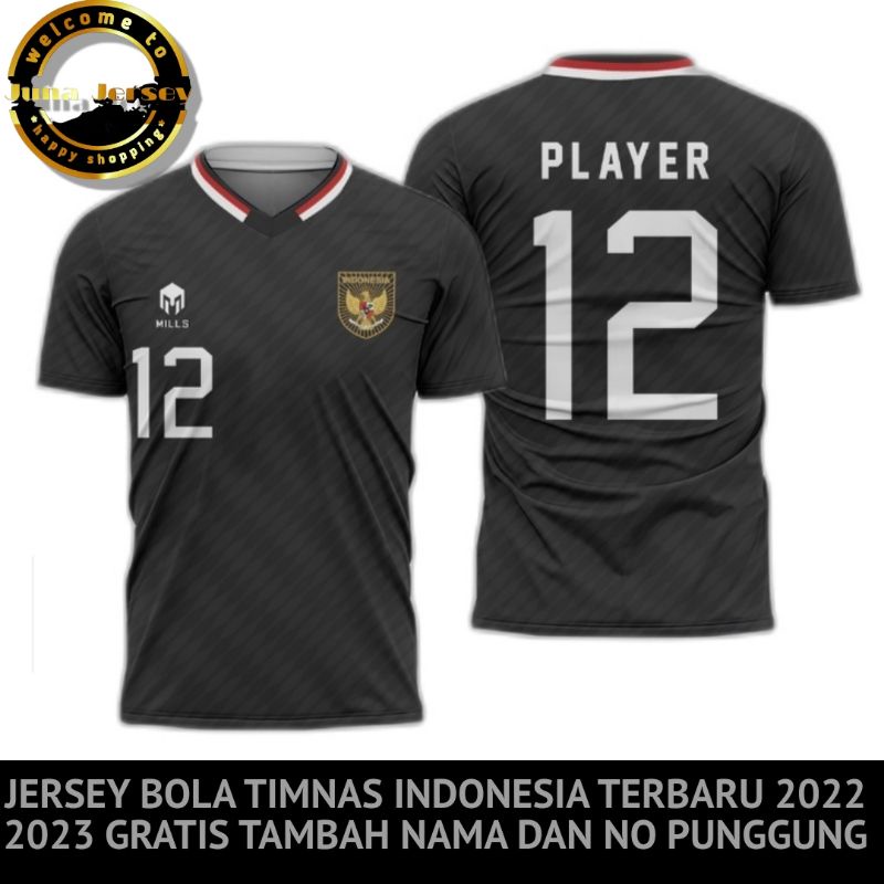 Jual BAJU KAOS JERSEY BOLA TIMNAS INDONESIA PIALA ASIA TERBARU 2022 2023 GRATIS TAMBAH NAMA DAN ...