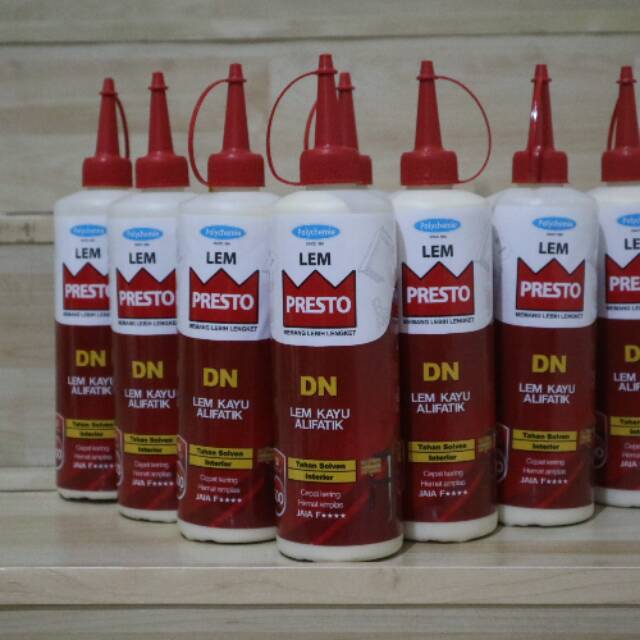 LEM Kayu Putih PRESTO DN 600 Gram Lem Multiplek Mebel Furniture Kuat ...