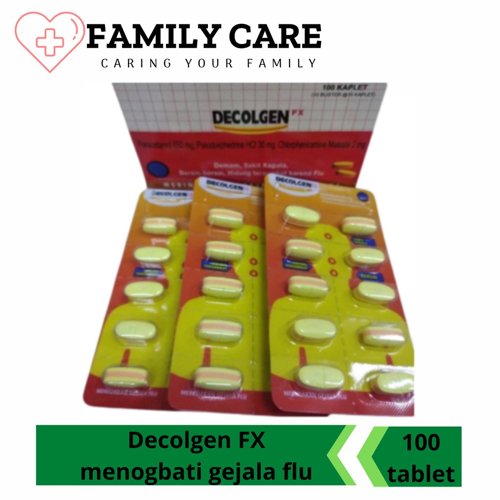 Jual Decolgen FX box isi 100 tablet | Shopee Indonesia