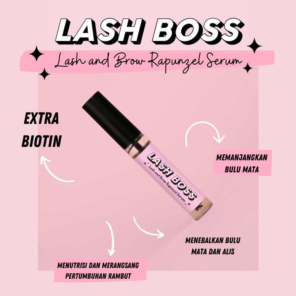 Lash and Brow Rapunzel Serum by Lash Boss Serum Bulu Mata dan Alis ...