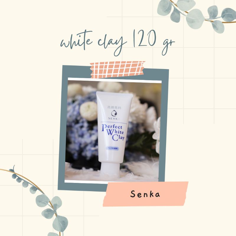 Jual Senka white clay 120 gr | Shopee Indonesia